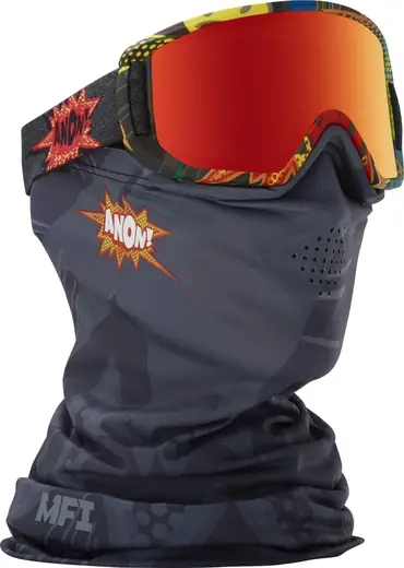 Anon Relapse Junior MFI Suckapunch/Red Ski Goggles | SkatePro
