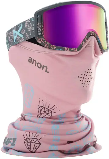 Anon Relapse Junior Ski Goggles + MFI Face Mask - Snowboards