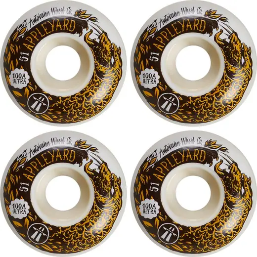 Autobahn Appleyard X Swansky Skateboard wheels 4-Pack | SkatePro