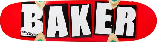 Baker White Logo Cruiser Skateboard Deck | SkatePro