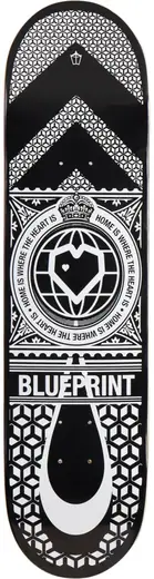 Blueprint Home Heart Skateboard Deck | SkatePro