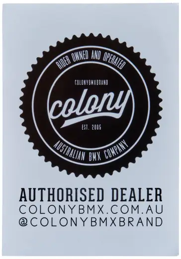 Colony Authorised Dealer Sticker | SkatePro