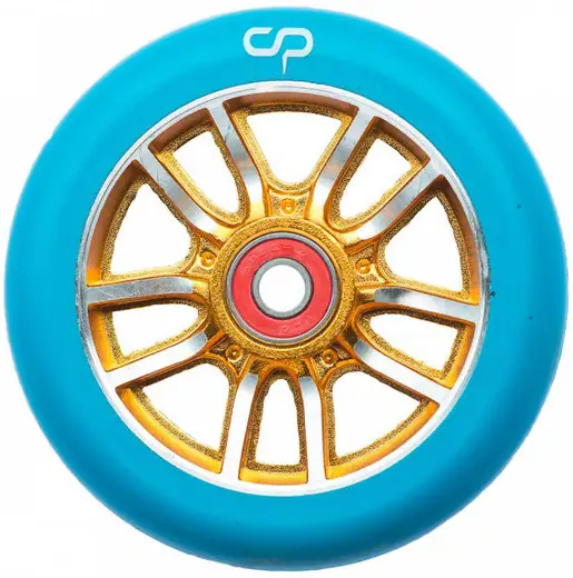 Crisp F1 Gold/Silver Forged Ruota Monopattino Freestyle Completa