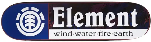 Element Black Floral Section κατάστρωμα Skateboard