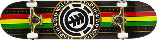 Element Seal Rasta/Black Complete Skateboard | SkatePro