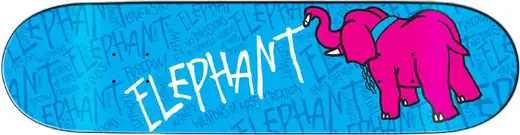 Elephant Chalkboard Skateboard Deck | SkatePro