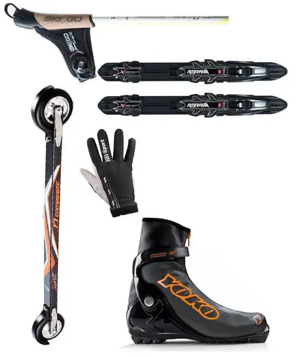 Elpex Composite Skate Elite Roller Ski Package | SkatePro