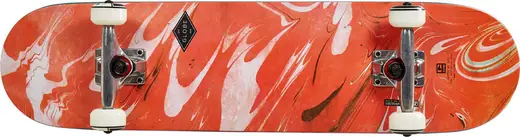 Globe Full On Rot Marble Skateboard Komplettboard | SkatePro