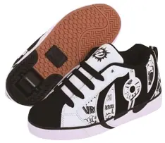 Heelys No Bones Lo - White/black Shoes With Wheels
