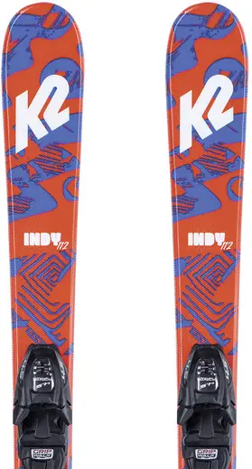 K2 Indy Kids Skis + 7.0 FDT Bindings | SkatePro