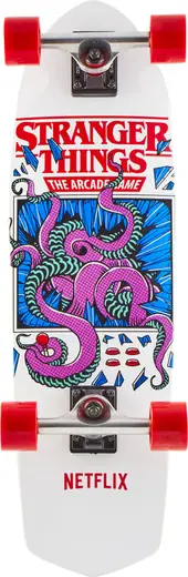 Madrid X Stranger Things 2 Arcade Cruiser Skateboard Completo - Cruiser ...