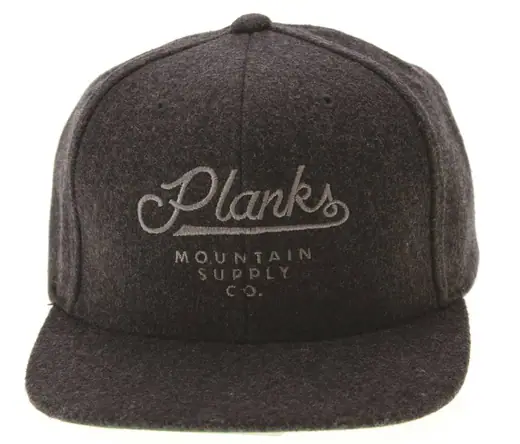 Planks Mountain Supply Woolen Snapback Hat | SkatePro