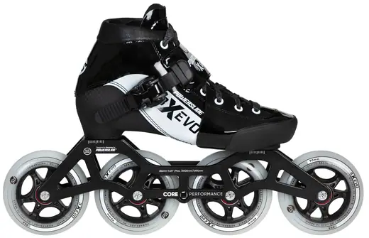 Powerslide 3X Evo Verstellbar Inline Speed Skates Kinder