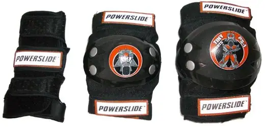 Powerslide Tiny Robots Kids Skate Pads 3-Pack | SkatePro