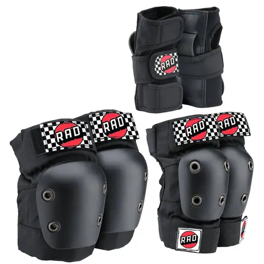 RAD Multi Protection Skate Pads 3-pack - Kids Skates