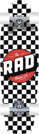 RAD Retro Checker Cruiser Skateboard - Kids Cruiser Skateboards