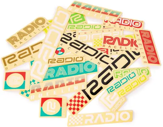 Radio Raceline Sticker Pack | SkatePro