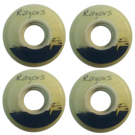 Razors team hjul, 56mm, 90A, 4 pack Inline Wheels