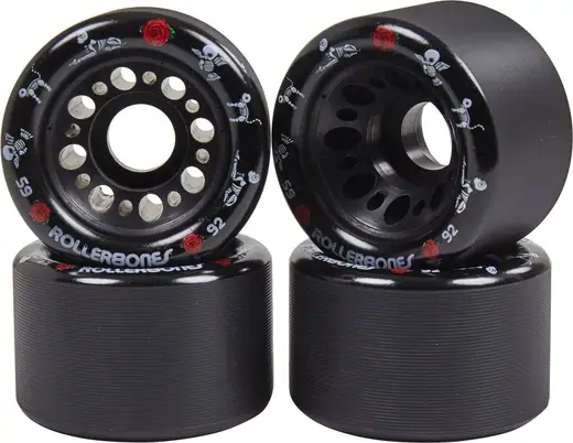Rollerbones Day Of The Dead Pet Ruote Pattini Derby 59mm Nylon N