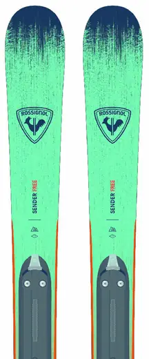Rossignol Sender JR + Kid7 Bindings Kids Skis | SkatePro