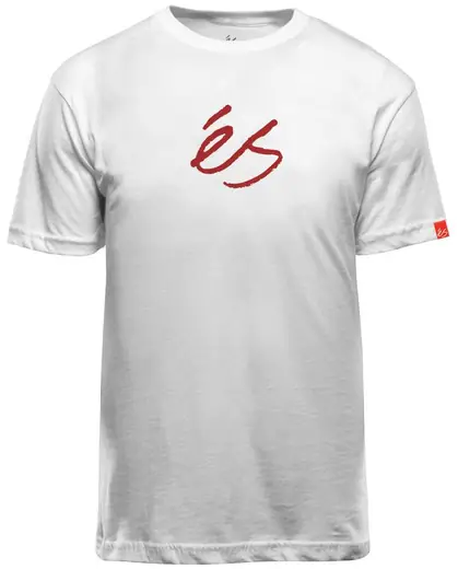 És Script White T-shirt | SkatePro
