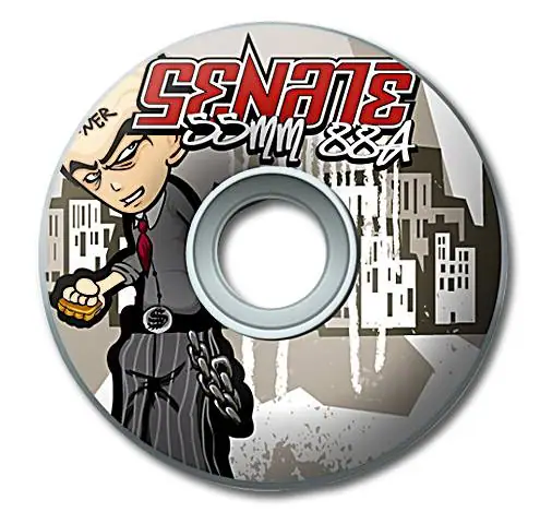 Senate Sinner 55mm, 88A, 4 pak Aggressive Inline Hjul