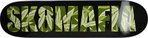 Sk8 Mafia Logo Leaves Skateboard Deck | SkatePro
