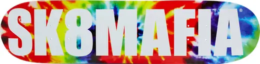 Sk8 Mafia OG Logo Tie Dye Skateboard Deck
