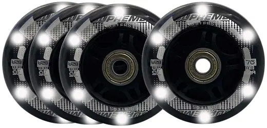 Supreme Venice Light Up Inline Skate Wheels 4-Pack