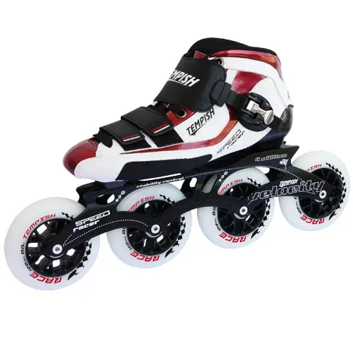 Tempish Speed Racer White Inline Speed Skates | SkatePro