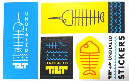 Tilt x Undialed Scooter Sticker Sheet | SkatePro