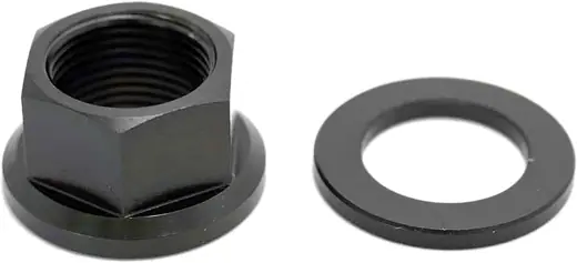 TLC Titanium BMX Axle Nut With Spacer | SkatePro