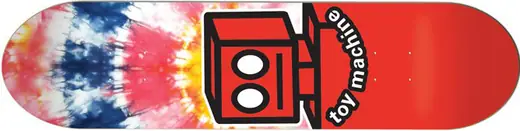 Toy Machine Robot Tie Dye Skateboard Deck | SkatePro