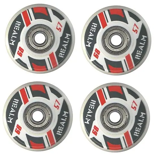 USD Realm Team hjul 57mm, 4 pack Inline Wheels