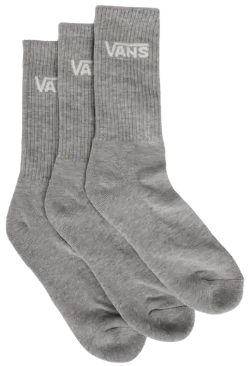 Vans Classic Crew Socks 3-Pack | SkatePro