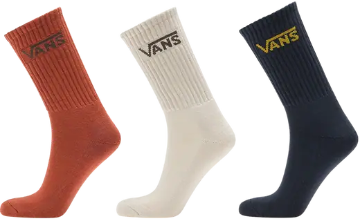 Vans Classic Crew Calcetines 3 Piezas | SkatePro