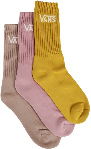 Vans Classic Crew Socks 3-Pack | SkatePro