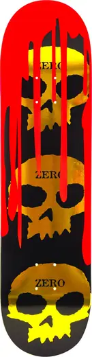 Zero 3 Skull Blood Skateboard Deck | SkatePro